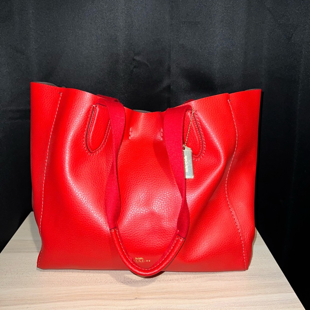 Coach Cherry Red Tote - Gem